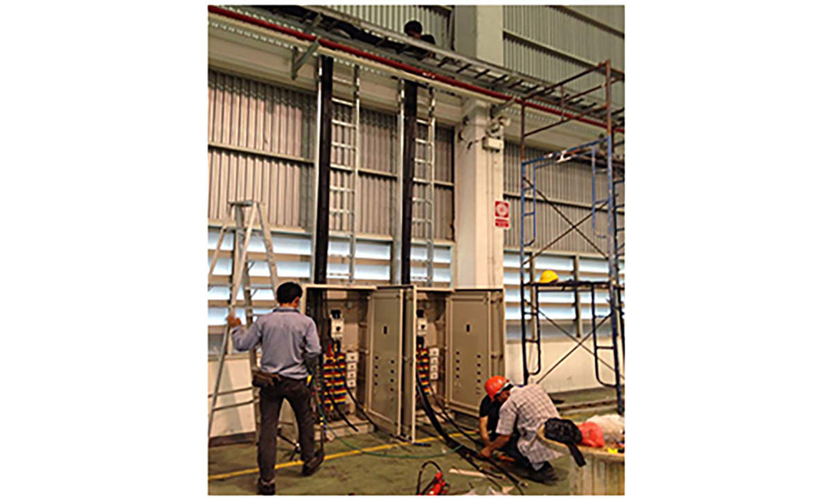 Assemble the electrical control cabinet | T.T.CONTROL SYSTEMS CO., LTD.